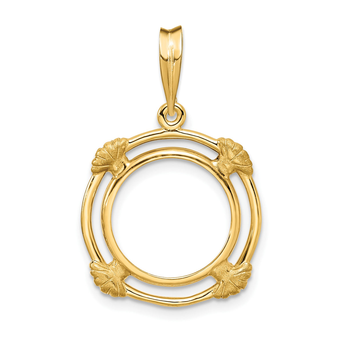 Australian 1/20 oz Gold Lunar $5 Coin Bezel pendant Prong Set – Gold ...