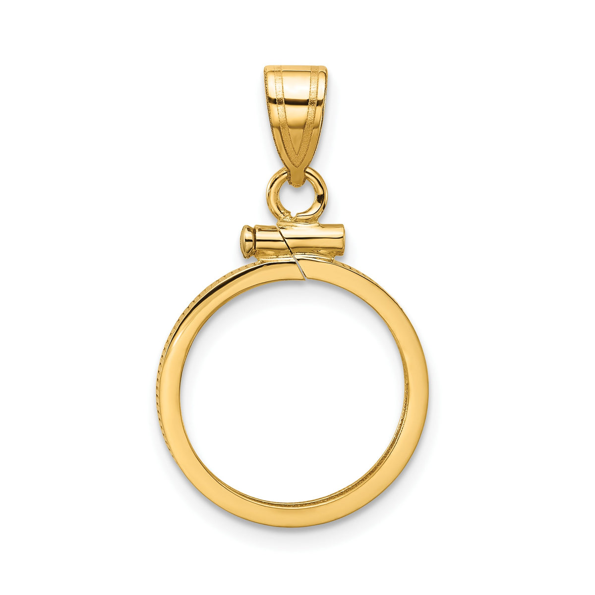 Mexican 2.5 Pesos Gold Coin Bezel Pendant Prong Set Reeded – Gold Coin ...