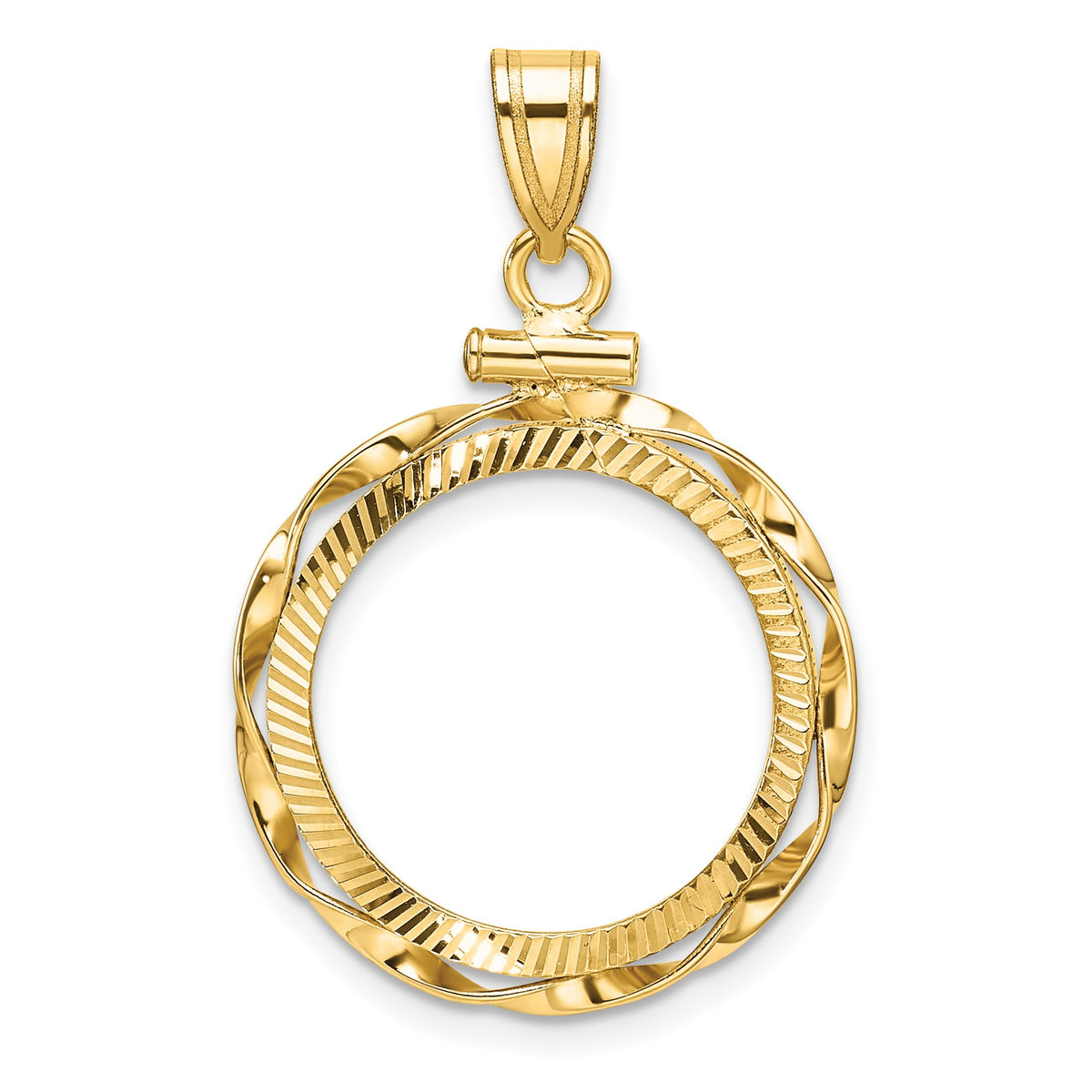 US Gold Classic Head Quarter Eagle $2.50 Coin Bezel Pendant – Gold Coin ...