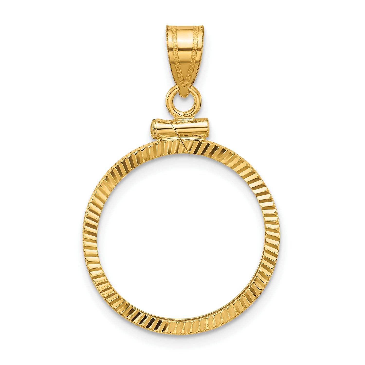 US Lincoln Wheat Penny Cent 1¢ Coin Bezel Pendant Screw Top – Gold Coin ...